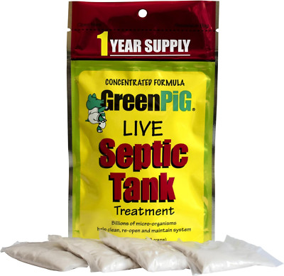 Green Pig 52 Live Septic Tank Treatment Ultimate Solution in Preventing ...