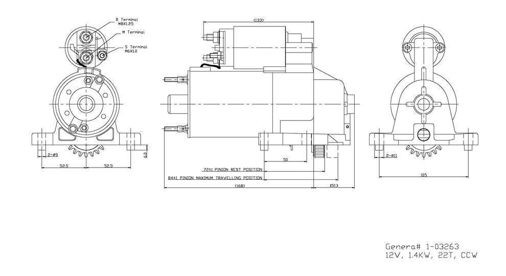 Starter Motor TYC 1-03263 for sale online | eBay UK
