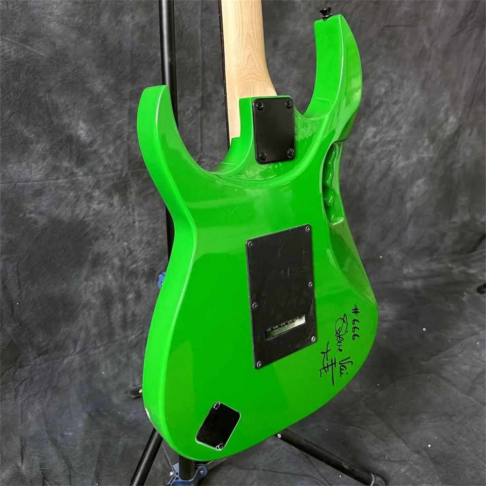High Quailty Custom 6 Strings Green Jem Electric Guitar Flower Inlay ...