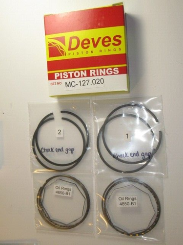 Norton Piston Rings rings 850 Standard STD Gapless oil ring set ...