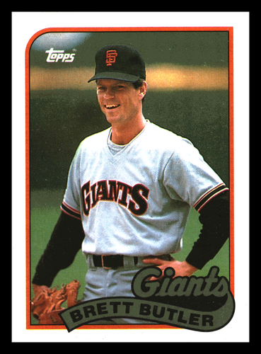 1989 Topps Brett Butler #241 San Francisco Giants | eBay