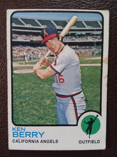 KEN BERRY CALIFORNIA ANGELS 1973 TOPPS BASEBALL CARD #445 | eBay