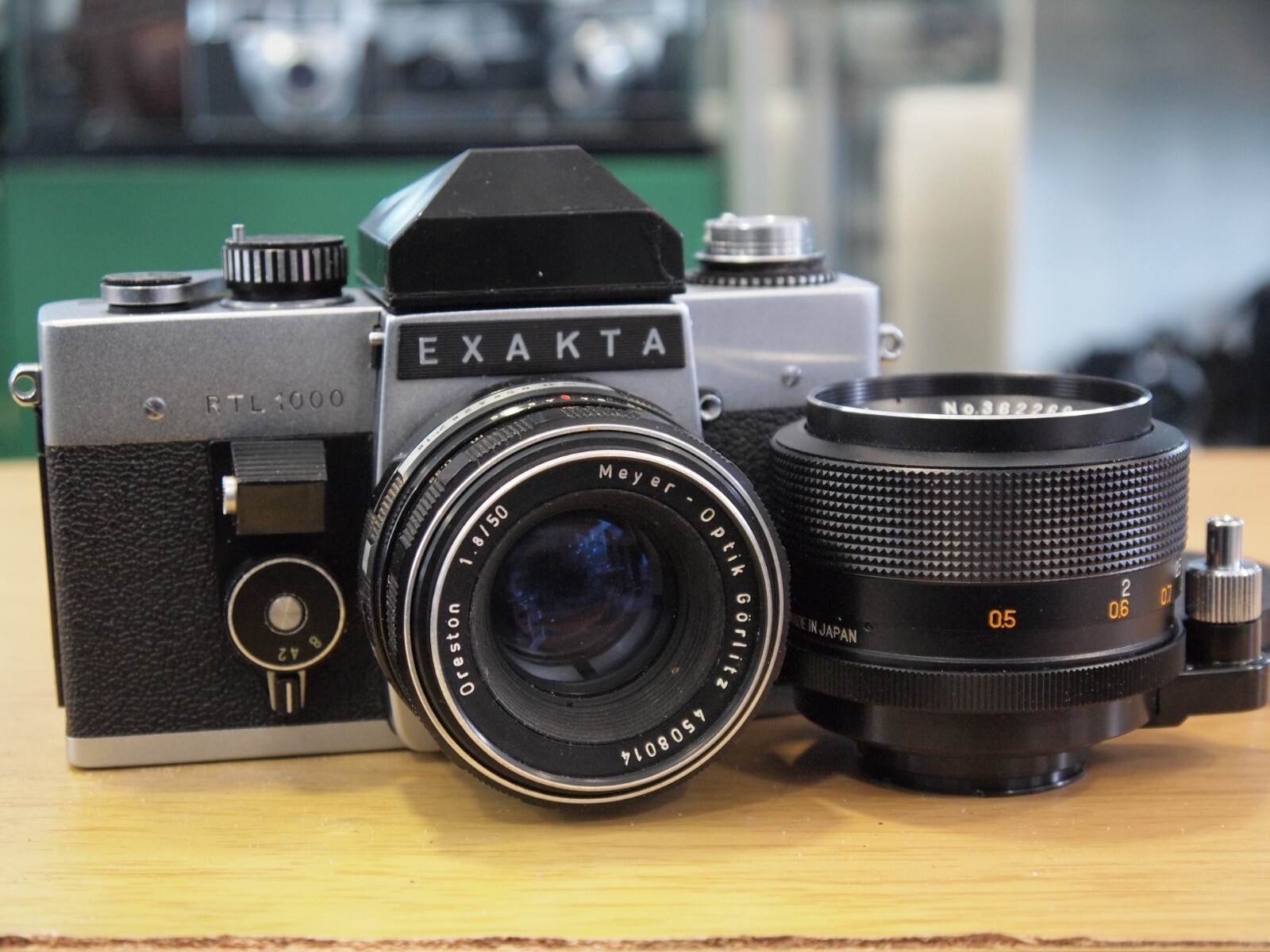 Exakta RTL1000 35mm Camera & Meyer 50mm F1.8 & Unitor 35mm Lenses St No ...