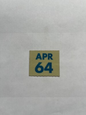 1964 Connecticut License Plate Registration sticker | eBay