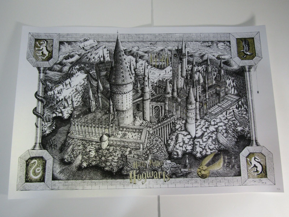 Hogwarts Official Map