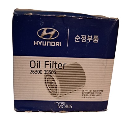 Hyundai/Kia Genuine Oil Filters 26300 35505 - Set of 5 Filters unopened ...