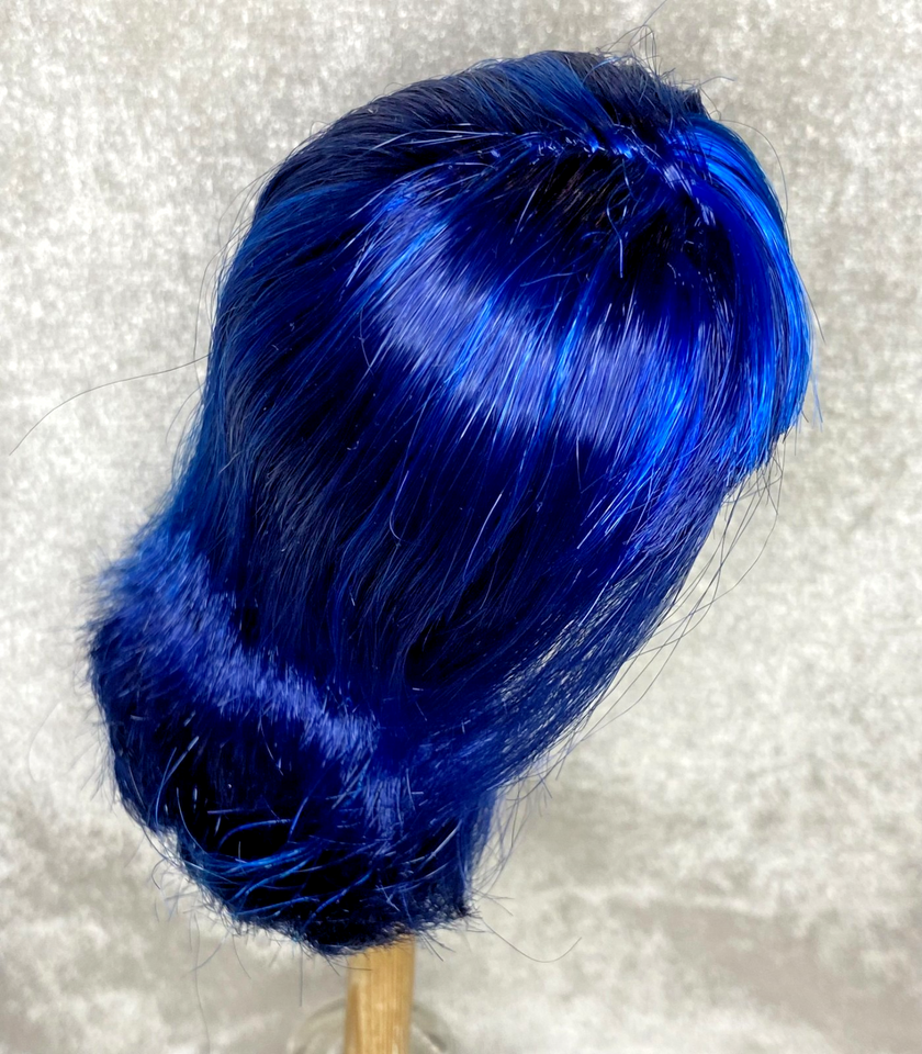 Create a Monster High Doll Skeleton Girl Wig Blue Bob Hair Short Inner ...