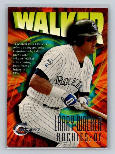 1997 Circa #377 Larry Walker Colorado Rockies Baseball Card | eBay