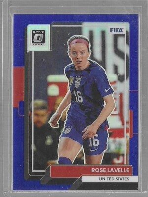 2022-23 Panini Donruss Optic FIFA #128 Rose Lavelle Blue Holo /99 USWNT | eBay