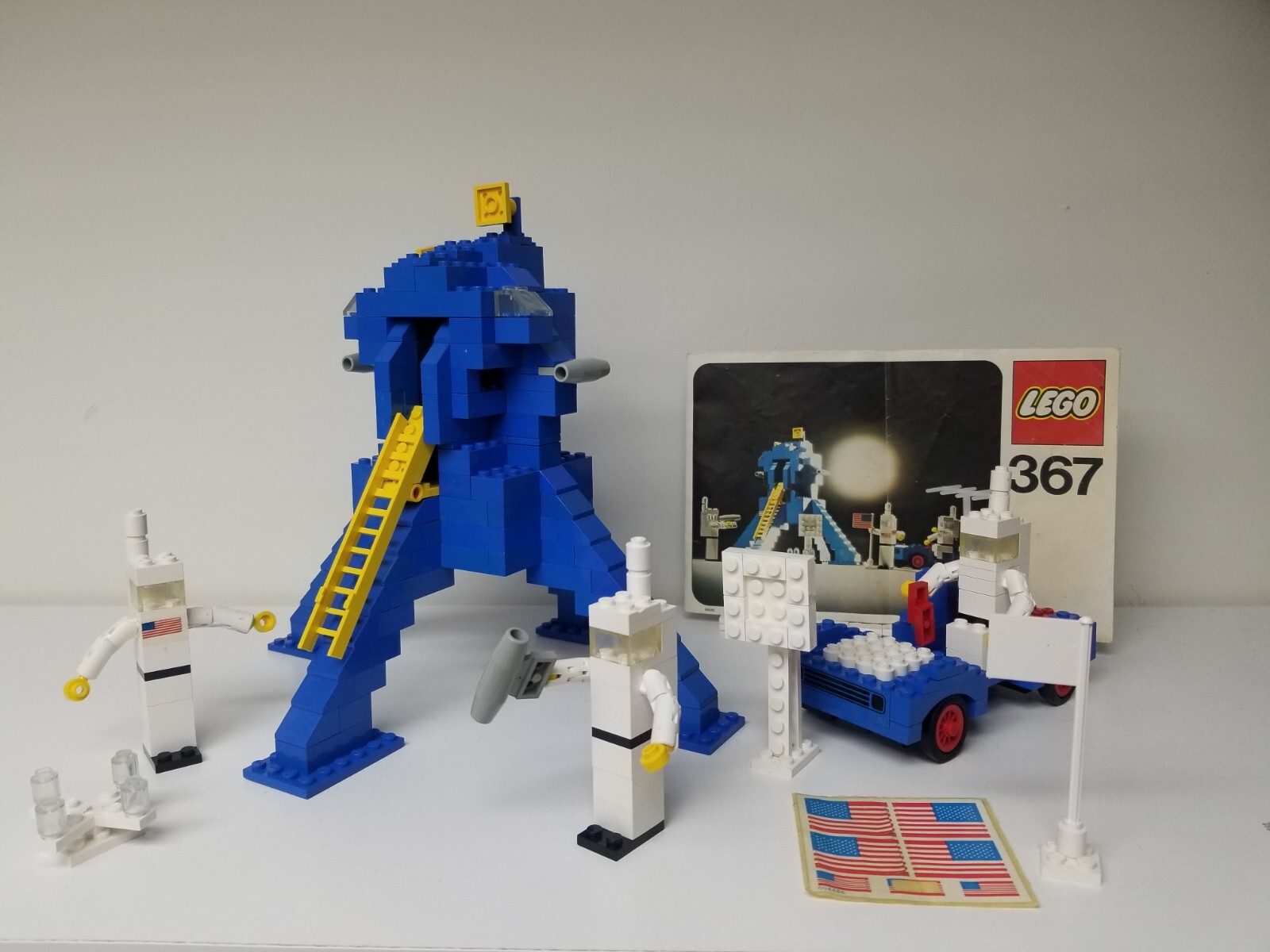Vintage LEGO 367 Moon Landing, 100% Complete w/ Instructions | eBay