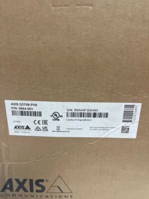 AXIS Q3709-PVE Fixed Dome Network Camera (0664-001) | eBay