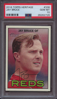 2016 Topps Heritage 338 Jay Bruce PSA 10 Gem Mint Pop 3 | eBay