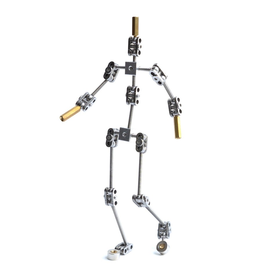 DIY Stainless Steel Human ARMATURE KIT for Studio Stop-Motion Animation ...
