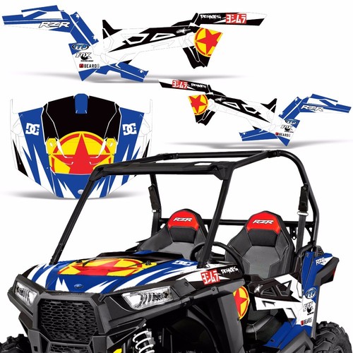 UTV Graphics SxS Decals Stickers For Polaris RZR 900 TRAIL 2DR 15-20 RS ...