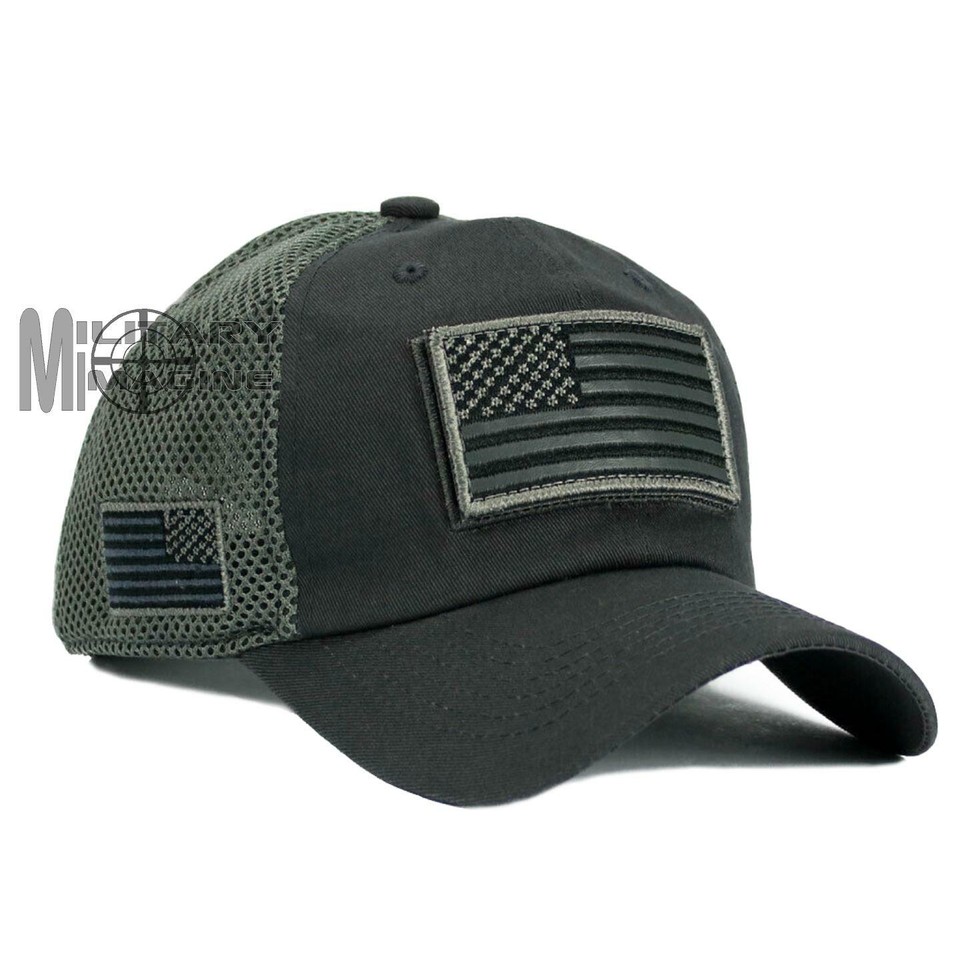 Tactical Operator Military cap USA American Flag hat Detachable Patch ...
