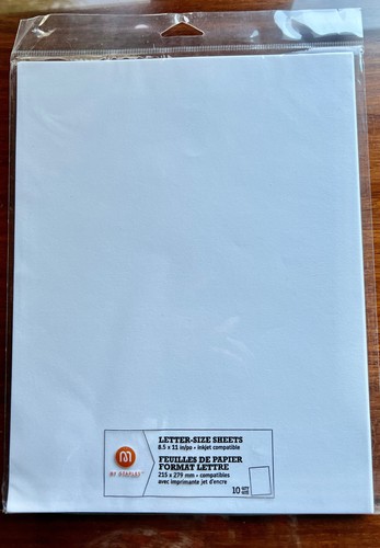 Staples Letter Sized Ivory 10 Sheets 8.5 X 11 inch-New | eBay