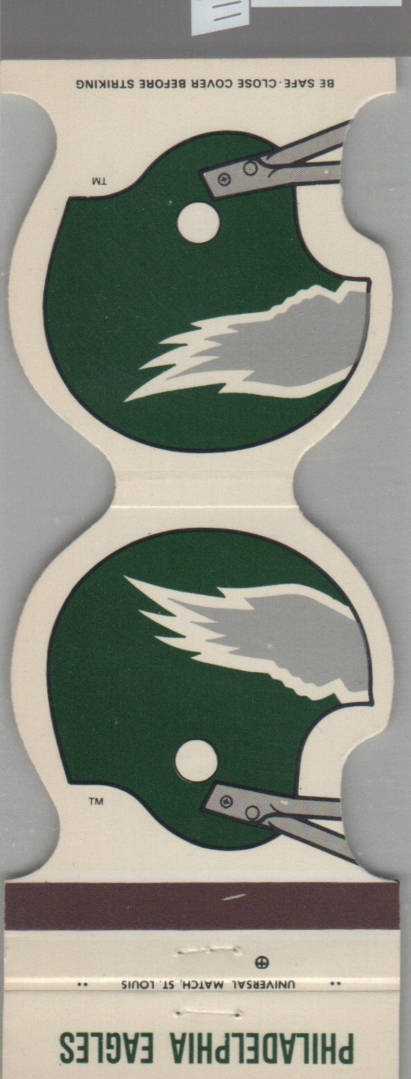 Matchbook Cover - Philadelphia Eagles 1981 Football Schedule CTCE ...