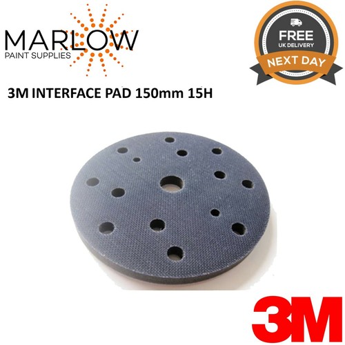 3M 50396 150MM X 10MM SOFT INTERFACE PAD 15 HOLE HOOKIT | eBay UK