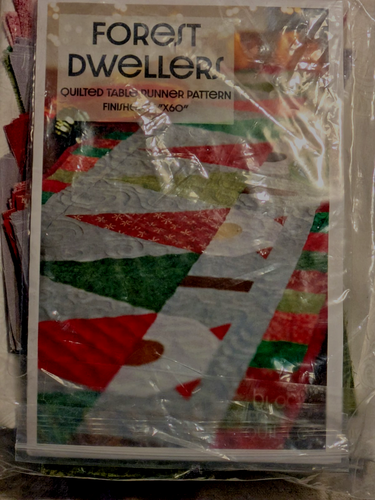 Block Party Quilt Co Quilted Table Runner 16” X 60” Forest Dwellers ...