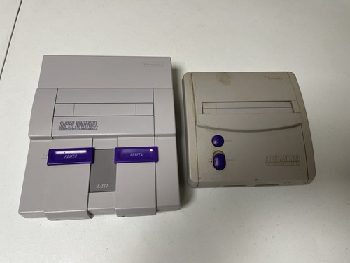 Super Nintendo Original and Junior SNES Lot - For Parts or Repair ...