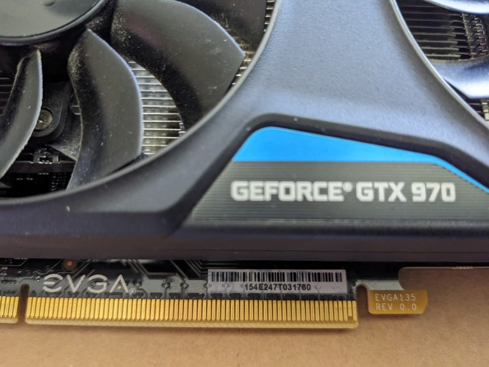 EVGA GeForce GTX 970 4GB RAM Gaming Graphics Card 843368032982| eBay