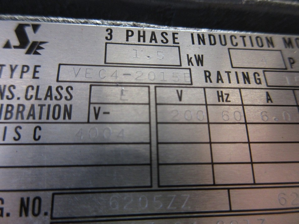*SPECIAL* SEINAN ELECTRIC MOTOR ENCODER VEC4-2015B CNC SN0100 FADAL ...
