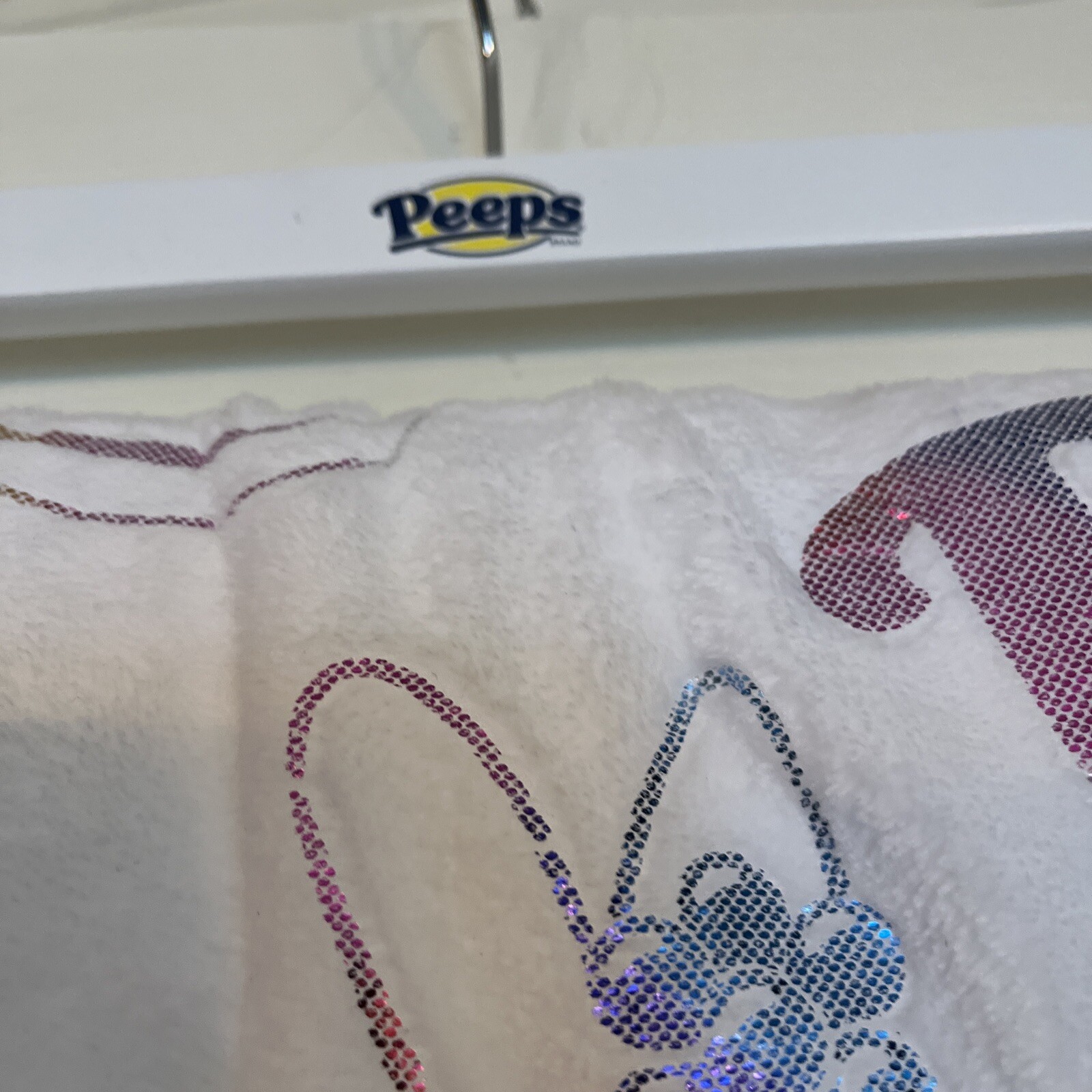 Peeps Plush Fleece Throw 50x60 CHILLIN WITH MY PEEPS Holographic- New ...