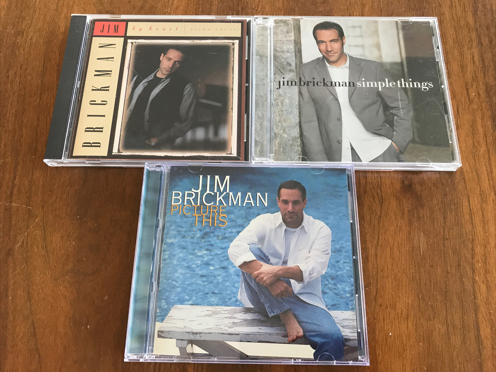 Jim Brickman CD Lot: Picture This, By Heart, Simple Things | eBay