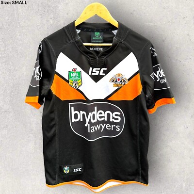 WESTS TIGERS 2016 HOME JERSEY ISC Nrl Rugby League Size Small | eBay ...