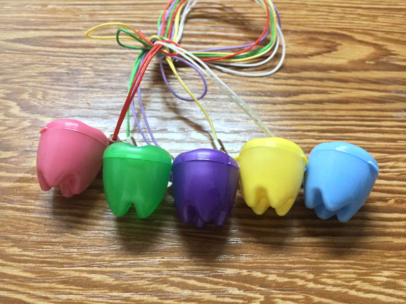 100pcs Dental Plastic Baby Milk Teeth Box Deciduous Teeth Holder Multi ...