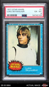 Luke Skywalker 1977 Topps #1 Base Price Guide - Sports Card Investor