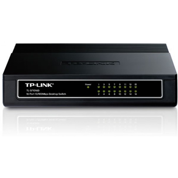 TPLINK Ethernet Network 16 Port TP Link LAN Desktop Switch Office Home ...