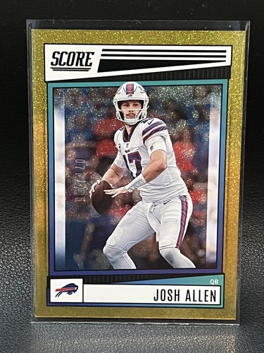 2022 Panini Score Gold Dot Parallel Josh Allen Numbered To /225 Bills ...