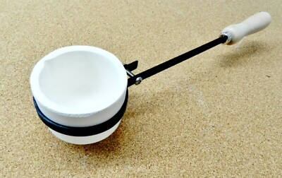 Melting Crucible & Handle Holder Cup Melt Pouring Gold Silver Casting ...