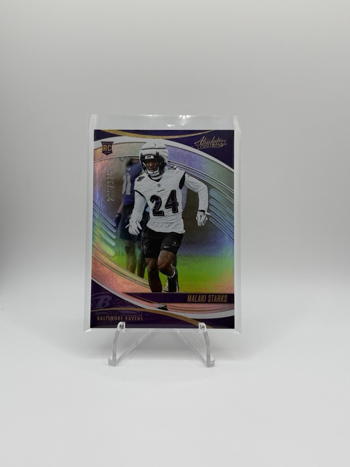 Malaki Starks 2025 Panini Absolute NFL RC Spectrum /375 Rookie #155 ...