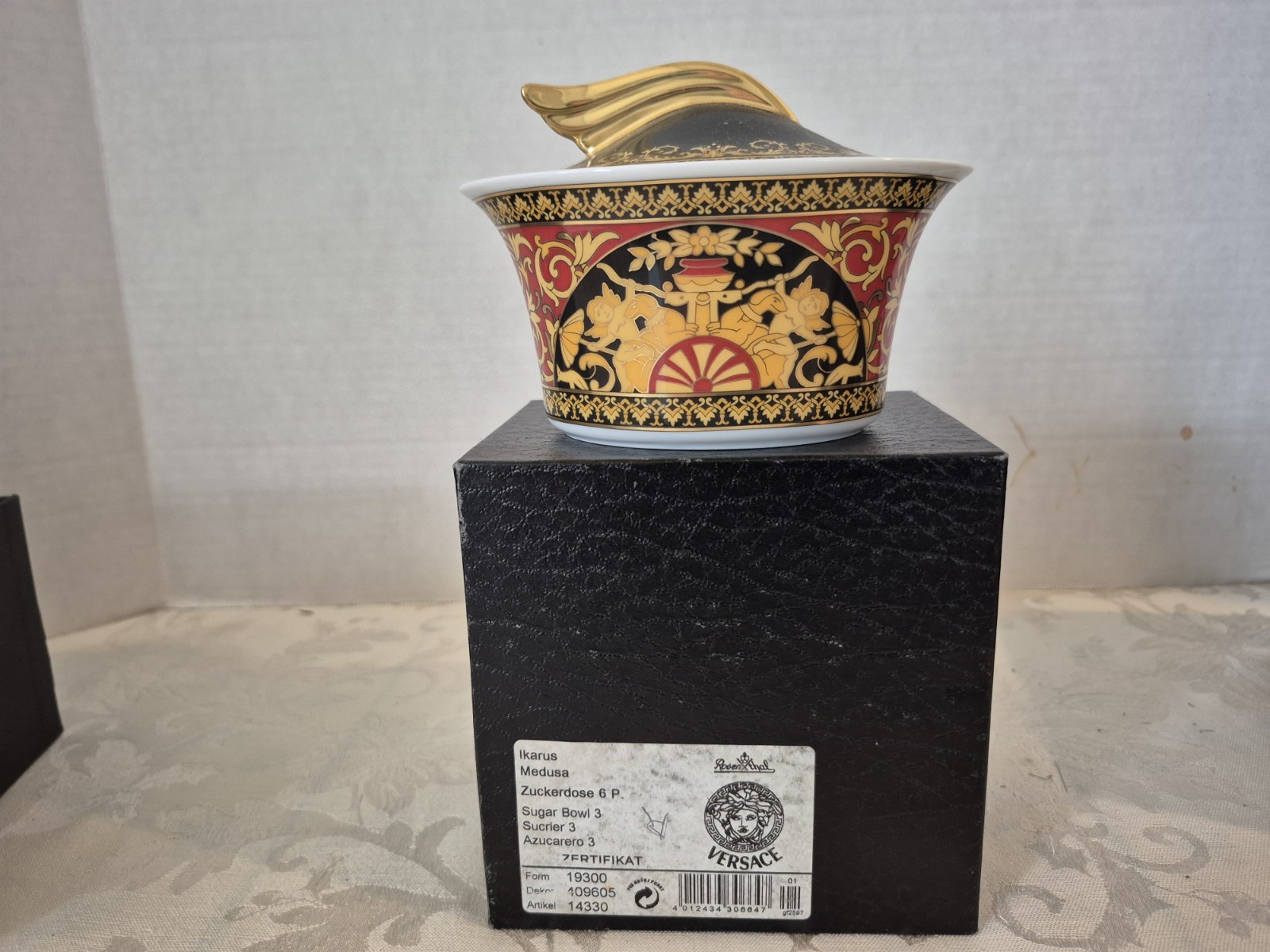 Versace Medusa Sugar Pot In Box | eBay