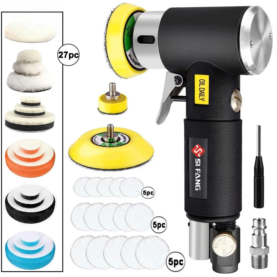 2inch/3inch Mini Orbital Air SanderPneumatic Polishing Grinding Machine ...