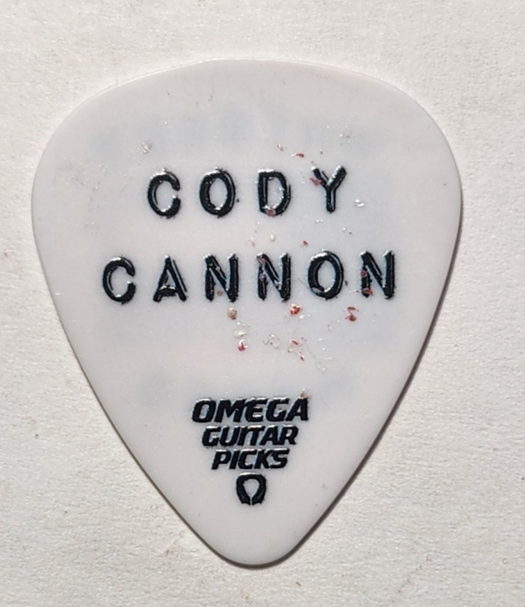 Whiskey Myers - Cody Cannon - Texas Flag - Guitar Pick | eBay