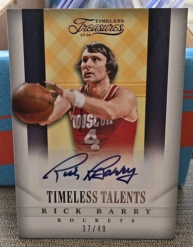 2013-14 Panini Timeless Treasures Rick Barry Autograph #9 NBA HOF /49 ...