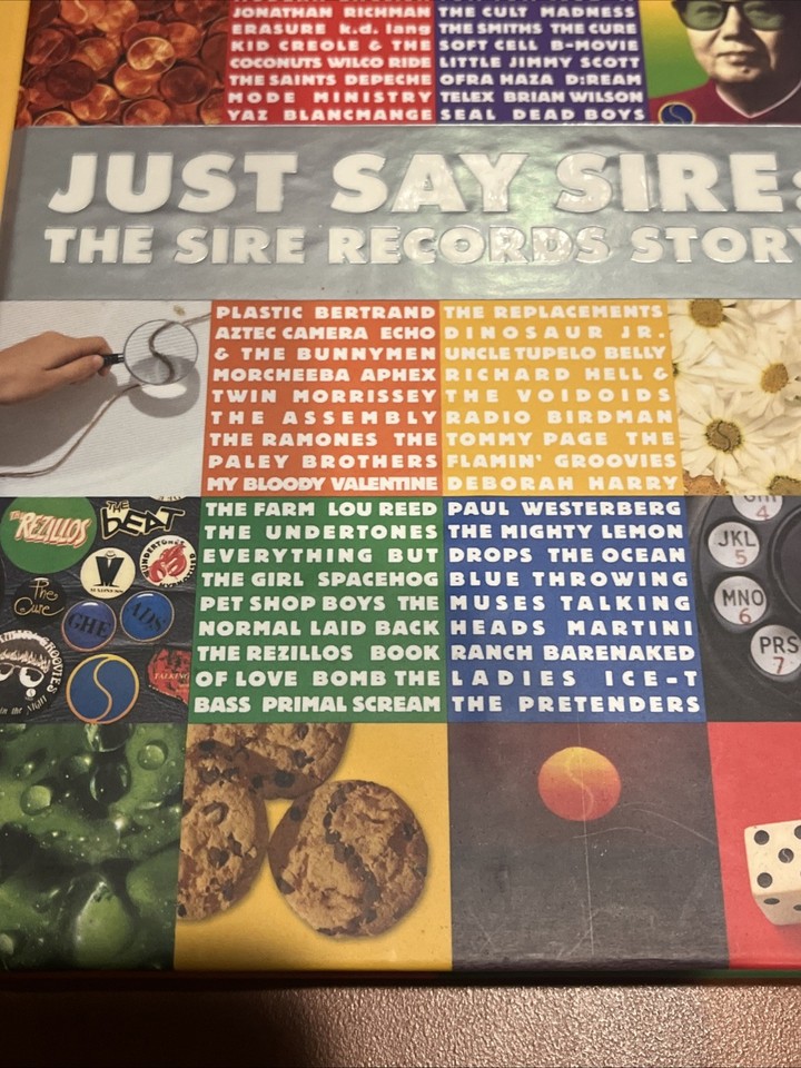 Just Say Sire Records Story 3-CD 1-DVD Box Set w/ Book Excellent | eBay