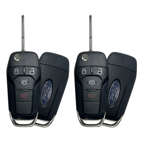 2 Orginal OEM Factory 2013-2016 Ford Fusion Flip Keys Keyless Entry ...