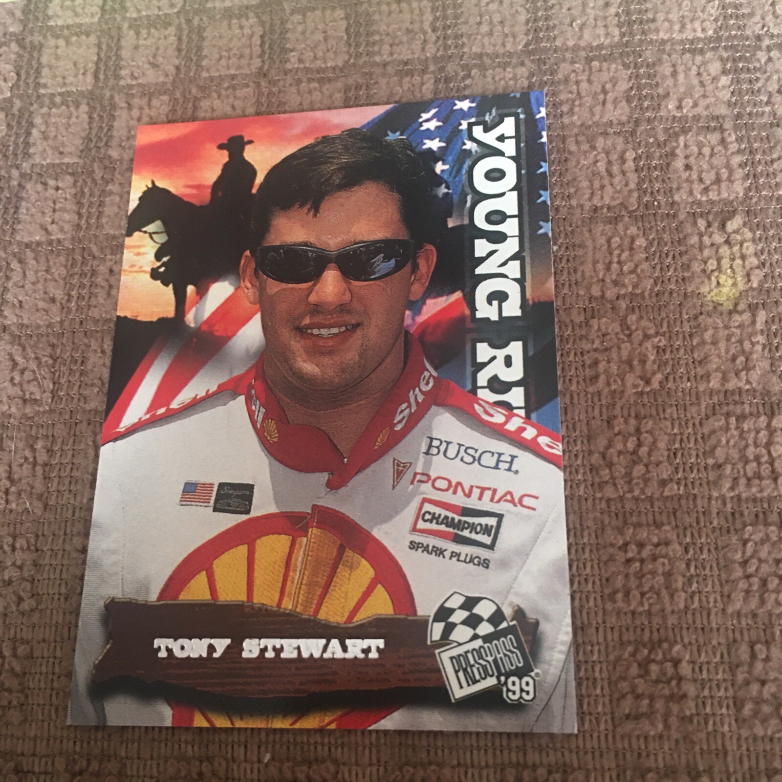 1999 Press Pass Tony Stewart #61 Shell | eBay