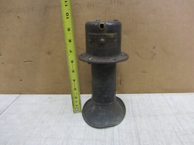 VTG KLAXON HAND PUSH PLUNGER AH-OOO-GAH A-OOGA AHOOGA HORN HOT RAT ROD ...