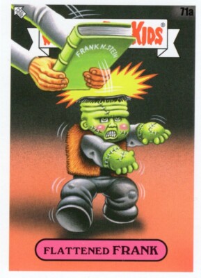 2022 GARBAGE PAIL KIDS GPK BOOK WORMS BASE FLATTENED FRANK 71a PACK ...