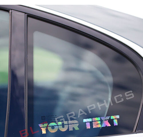 Custom Text Decal Vinyl Sticker - Fits Car Truck SUV Personalized ...