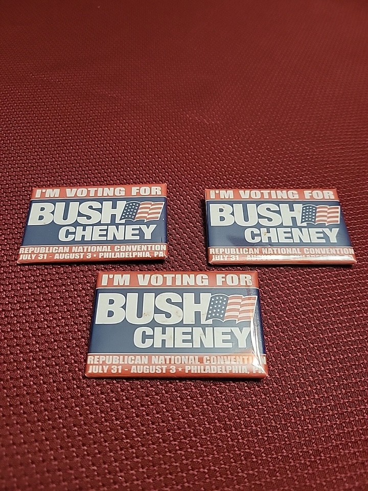 Bush Cheney Button 2000 Republican National Convention $5 Each | eBay