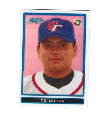 2009 Bowman Chrome WBC Prospects Refractors #BCW32 Po Yu Lin /500 | eBay