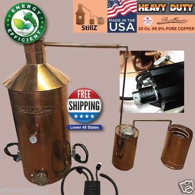 50 Gal Copper Electric Still pot with lyne arm. No thumper or Worm | eBay