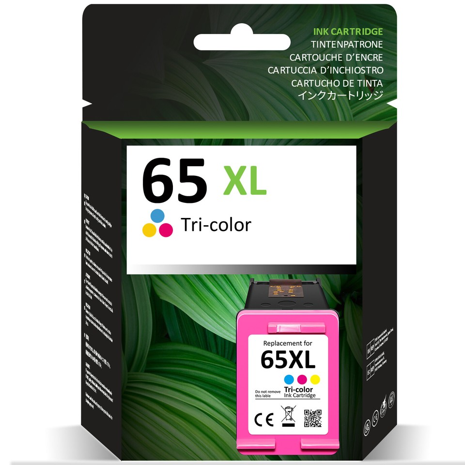 Black Color 65XL Ink Cartridge For HP DeskJet 2620 2640 3720 3730 ENVY ...
