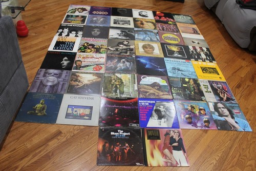 44 assorted rock pop & more LP lot VINYL RECORDS | eBay